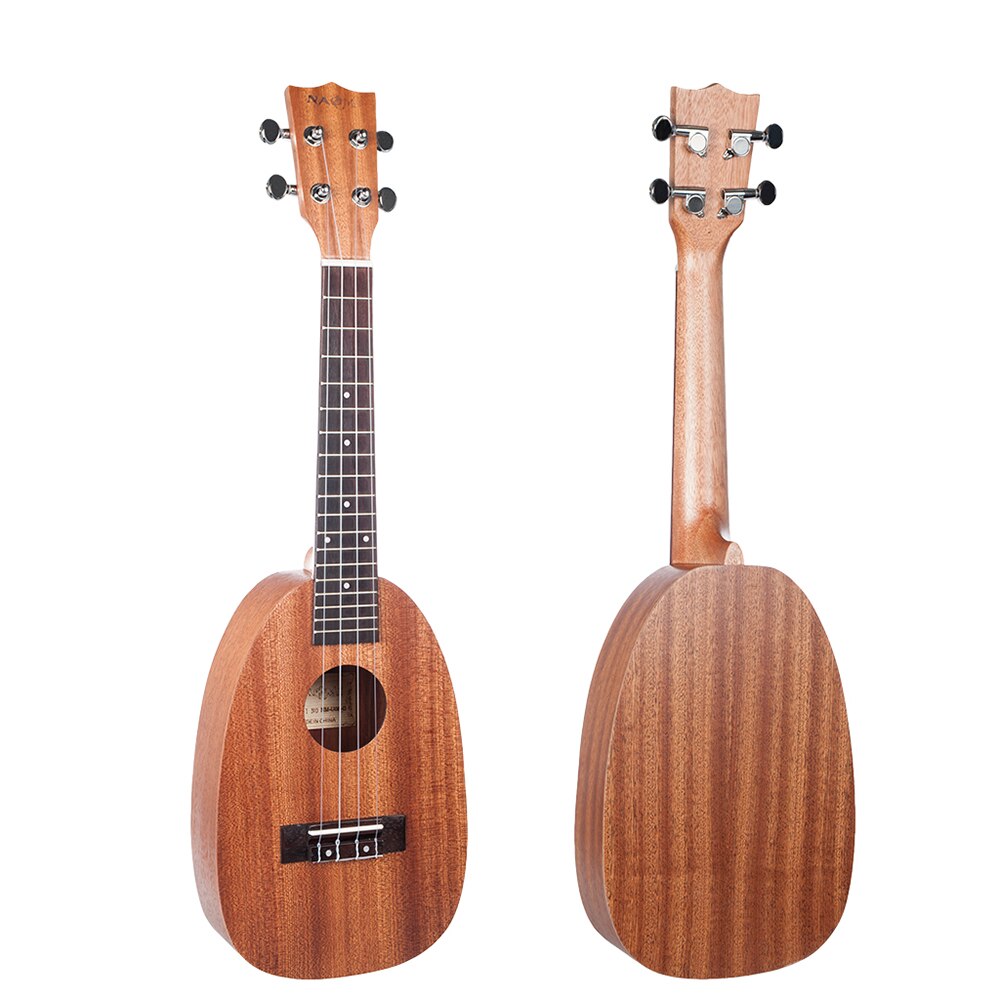 NAOMI Ukulele Pineapple Shape Sapele Topboard Back... – Grandado