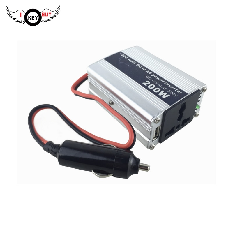 High Conversion Rated Power 200W Car Inverter DC12... – Grandado
