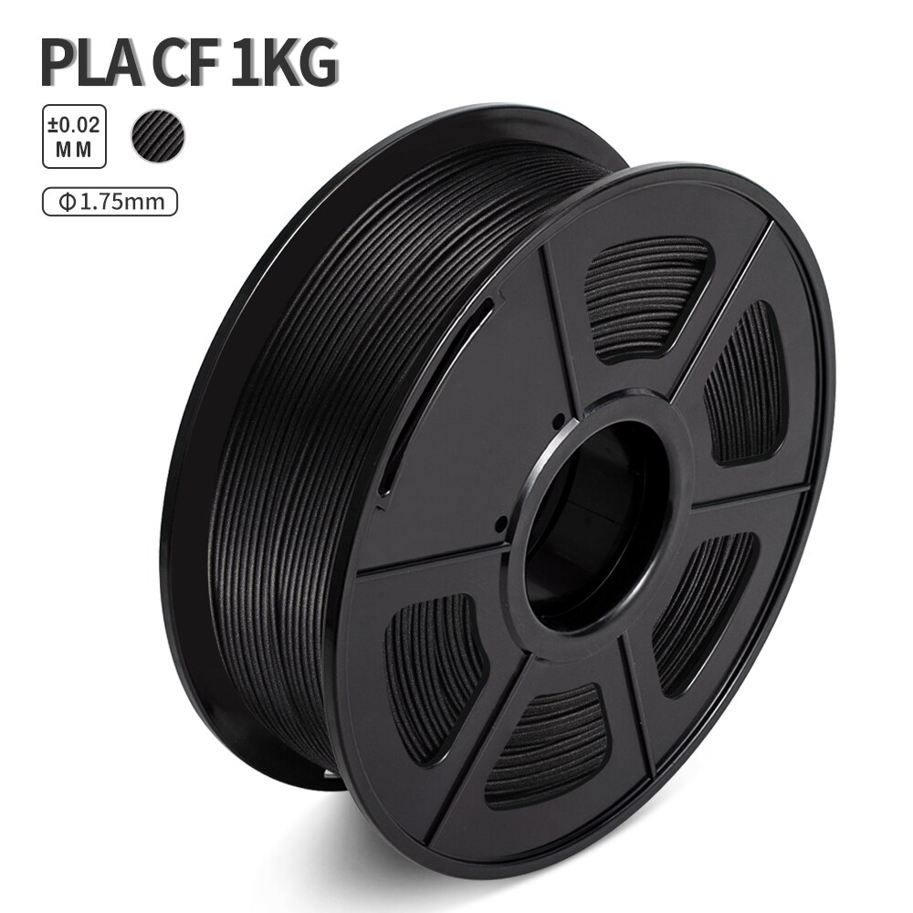 Fibre de carbone PLA 1.75mm 1KG 2.2 LBS bobine Fil... – Grandado