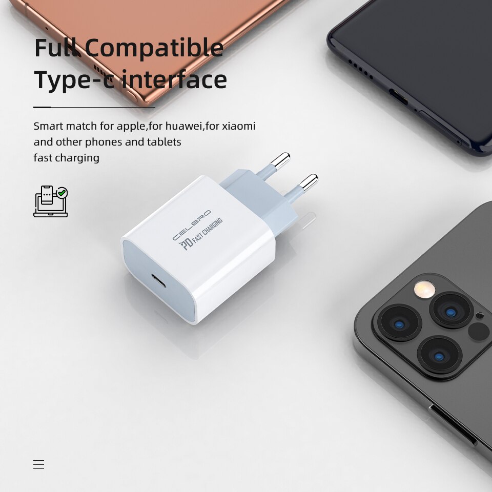 Voor Iphone 12 Charger Pd 20W Usb C Adapter Type C... – Grandado