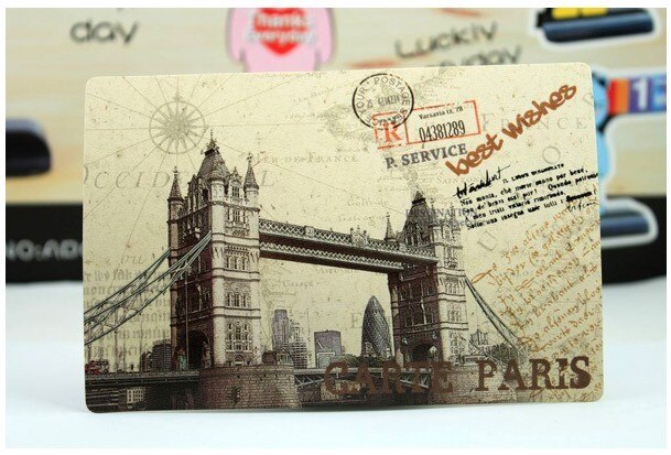 18pcs European Scenery Postcard Vintage Iron Tower... – Grandado