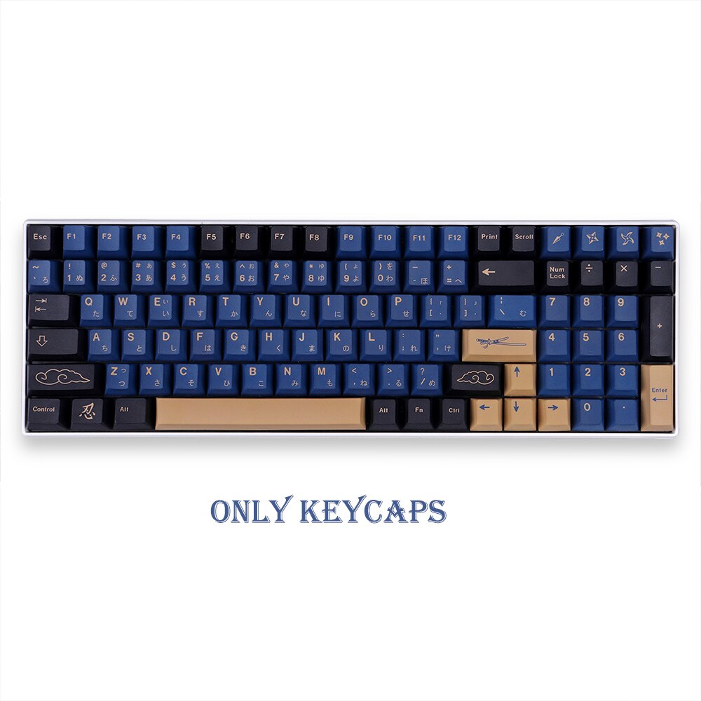 PBT Keycap 129 Keys DYE-SUB Cherry Profile BLUE/RE... – Grandado
