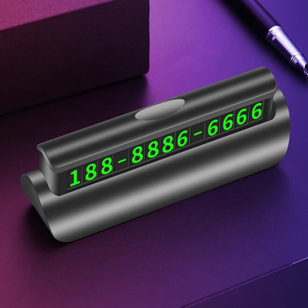 kongyide Car Temporary Parking Special Number Plat... – Grandado