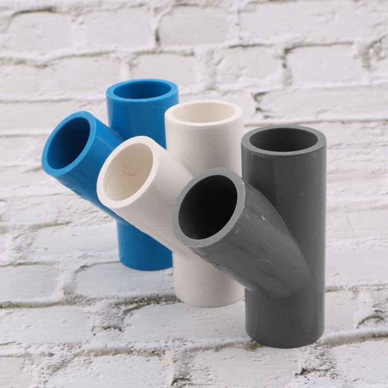 1pc PVC 45 degree Tee joint Water Supply Pipe Fitt... – Vicedeal
