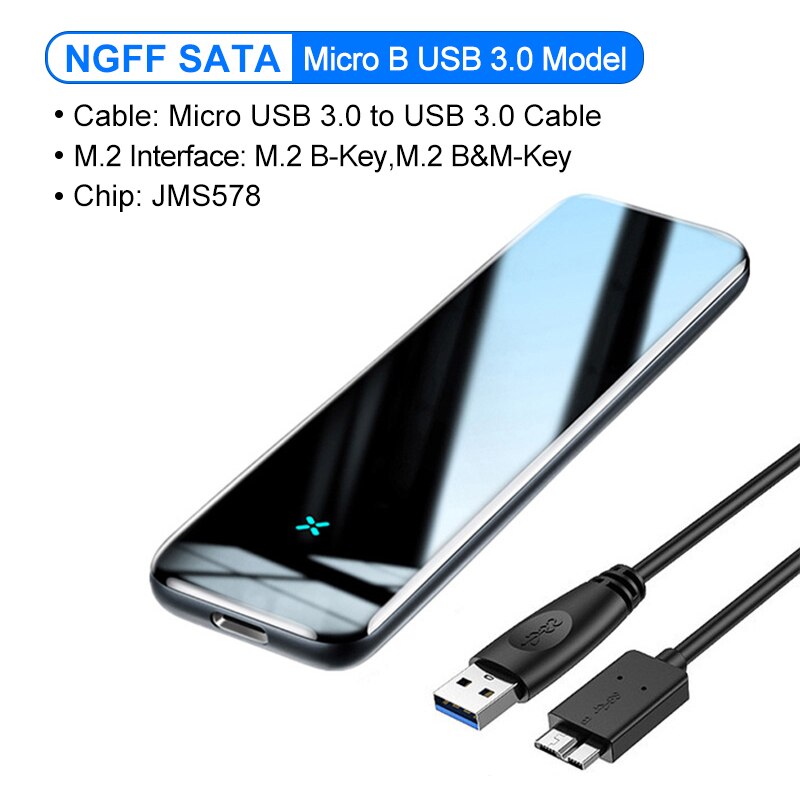 Baseus M.2 Ssd Case Ngff Behuizing M.2 Naar Usb Ty... – Vicedeal