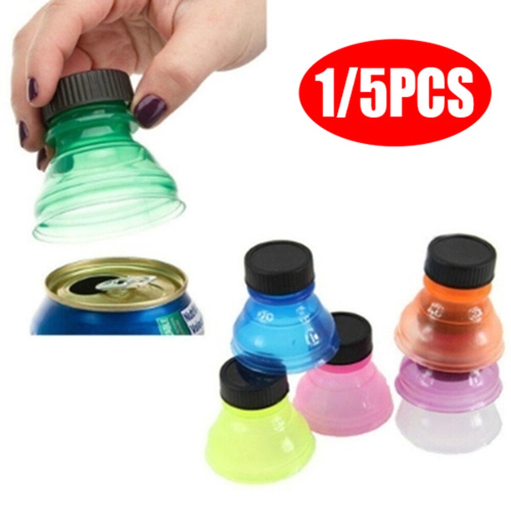 1/5Pcs Can Convert Soda Savers Toppers Reusable Bo... – Vicedeal