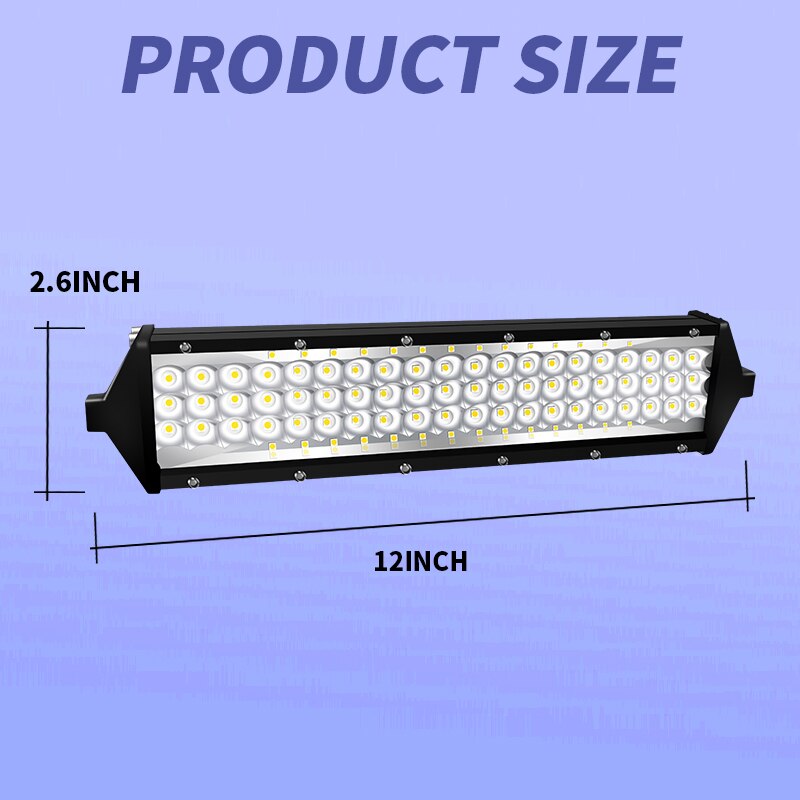 12 Inch Led Bar 264W 6000K 2640OLM Led Verlichting... – Vicedeal