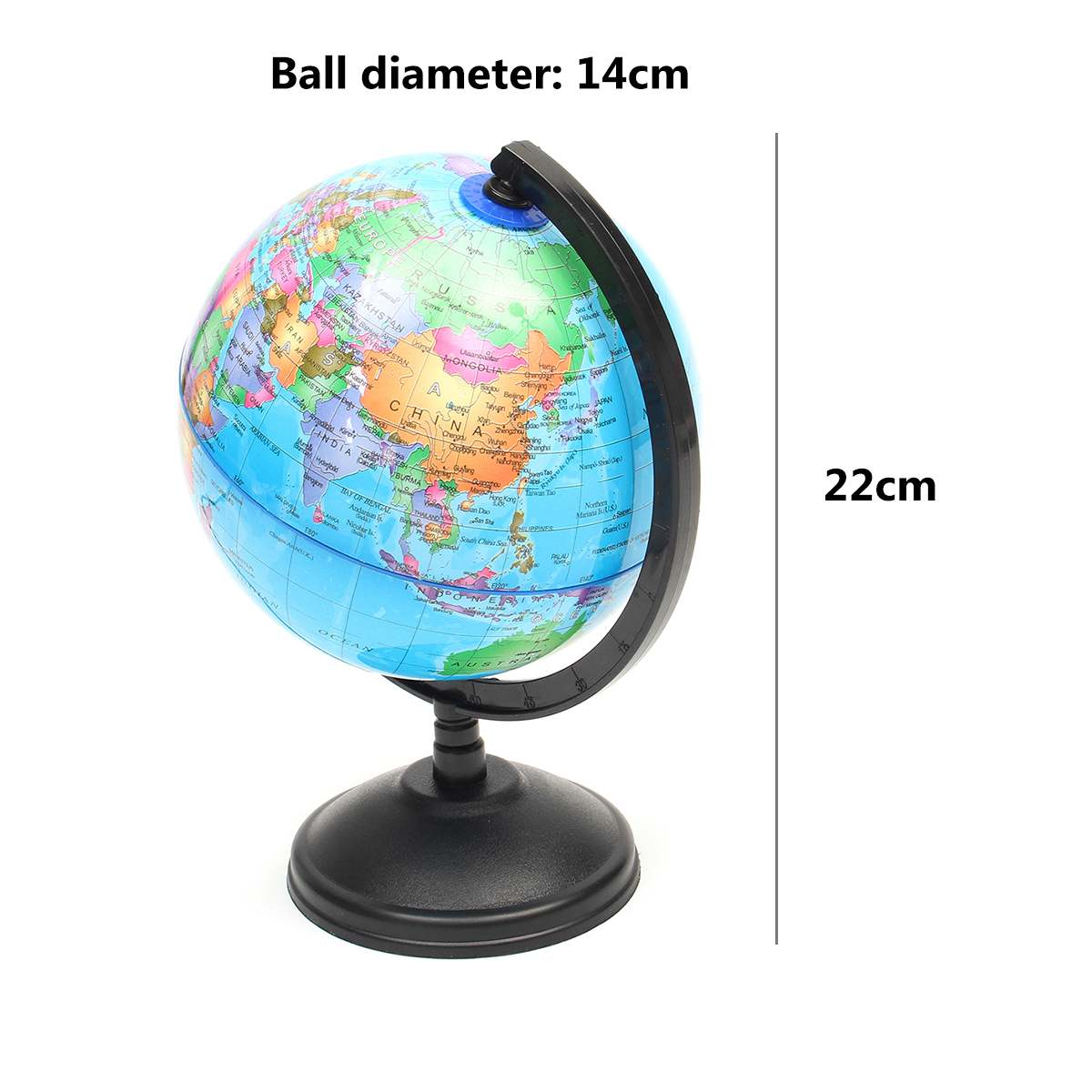 360 Rotation World Globe Map LED Light with Stand ... – Grandado