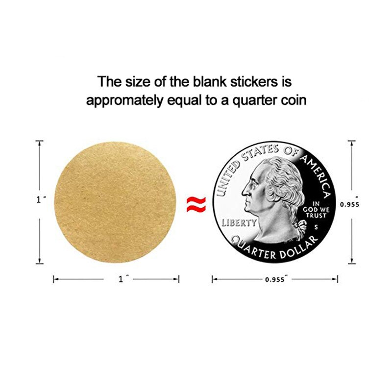 1 pulgada, conectores vacíos redondos, pegatinas artesanales, etiquetas ...