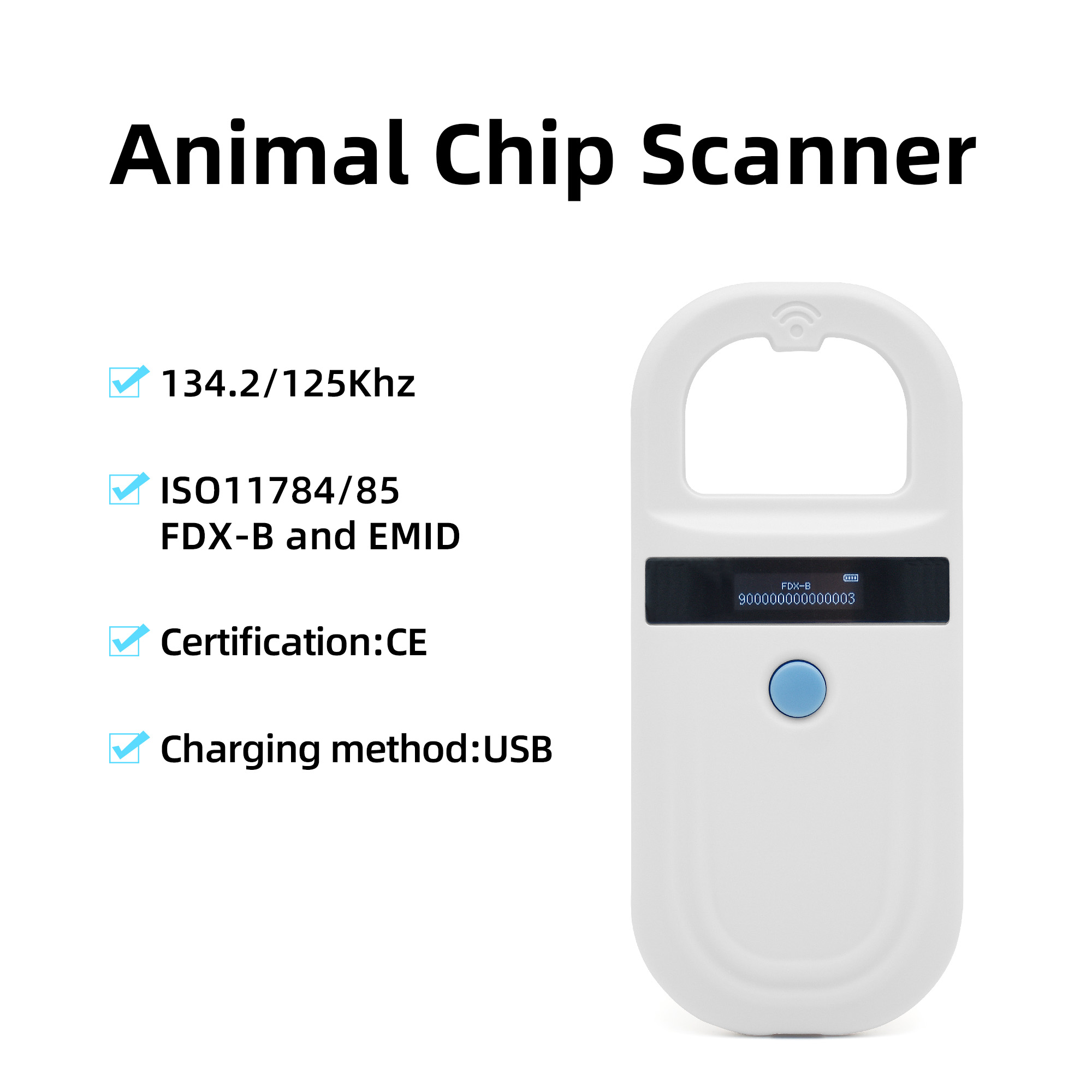 Readell ce,rohs iso 11784/5 fdx-b emid pet rfid læ... – Grandado