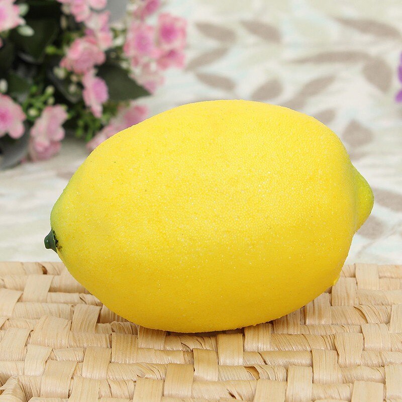 SUEF 10cm artificial fruit simulation foam big lem... – Vicedeal