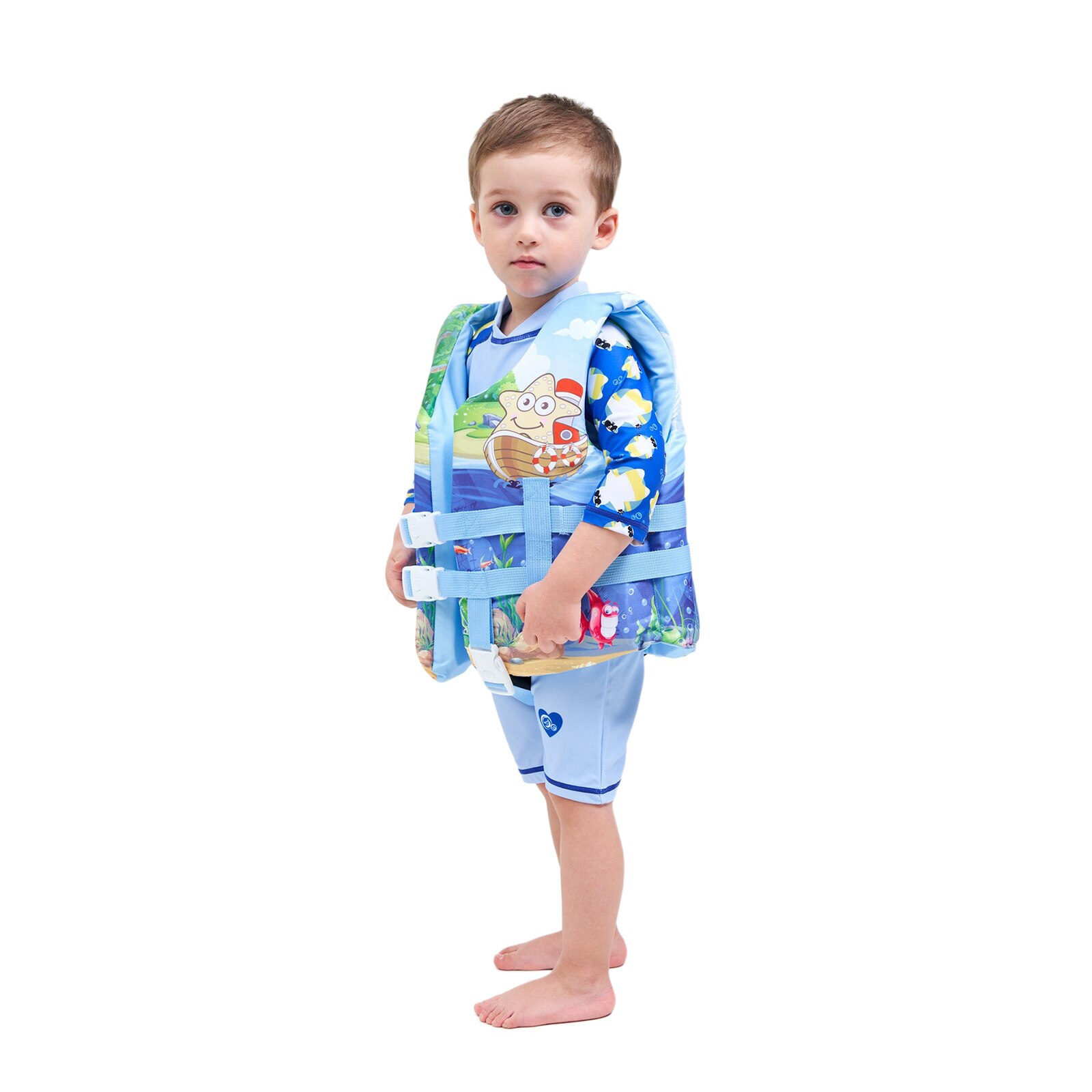 Kids Swimming Life Vest Girls Cartoon Animals Prin... – Grandado