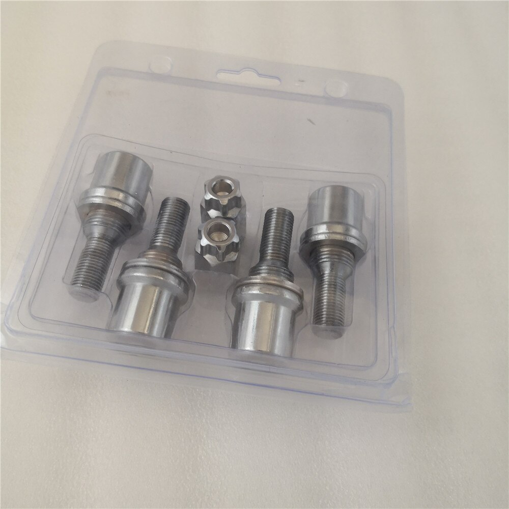 Chrome Anti-theft Wheel Screw Bolt Lock Nut Key Ad... – Grandado