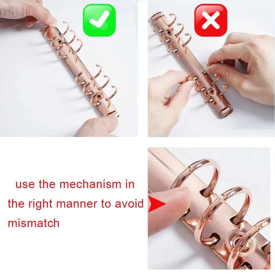 Fromthenon A7 Metal Spiral Rings Binder Clip for D... – Grandado