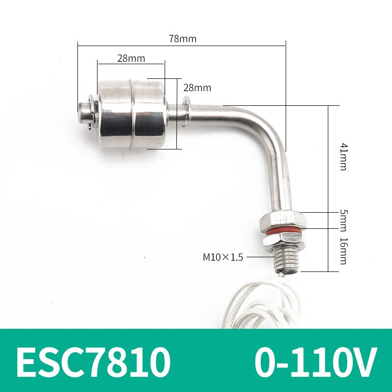 ELECALL Bent Water level Switch float Liquid senso... – Vicedeal