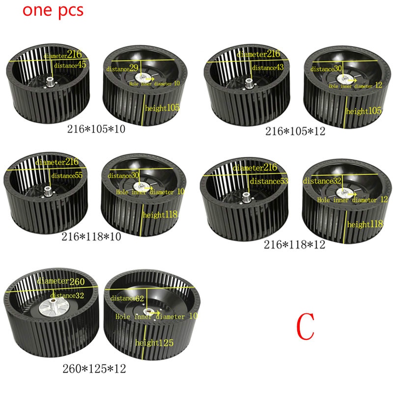 Centrifugaal Plastic Wind Wiel Plastic Wind Wiel W... – Vicedeal