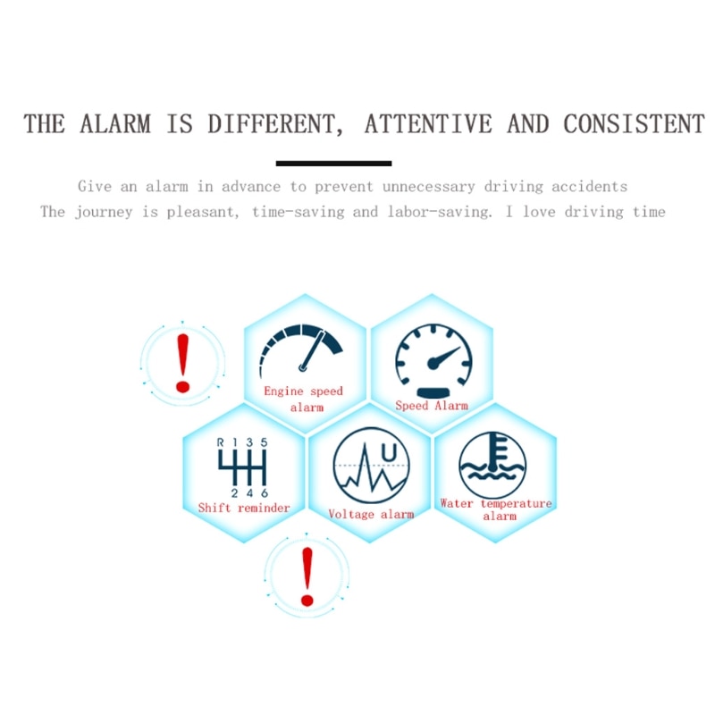 Universal Car HUD Display Vehicle Driving Safety I... – Grandado