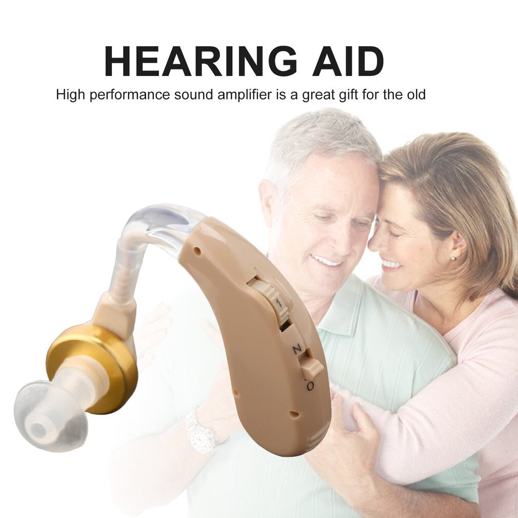 Ear Hearing Aid Kit Adjustable Behind Ear Sound Am... – Grandado
