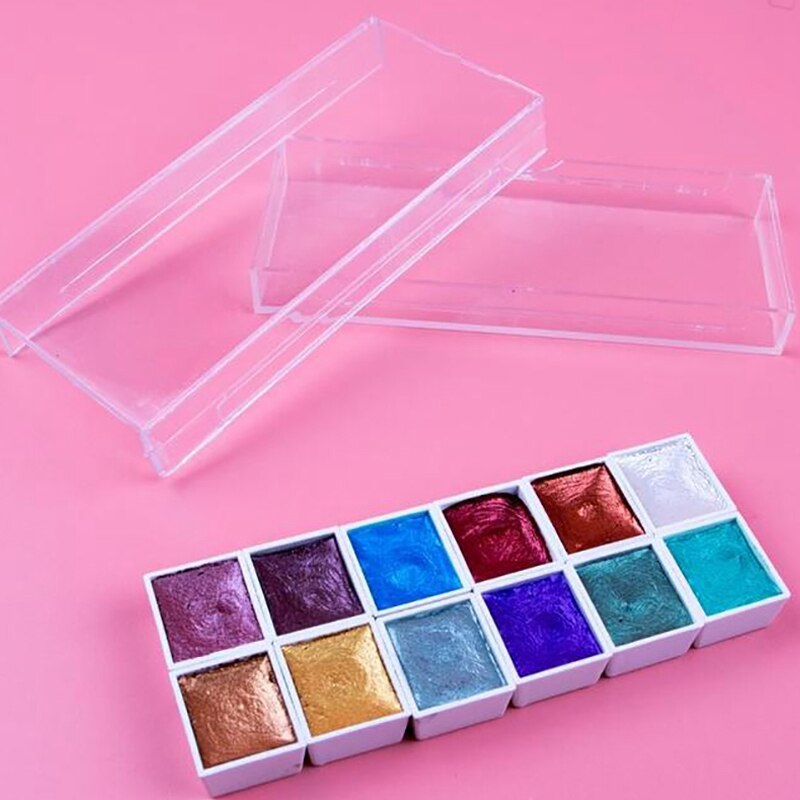 36Color Watercolor Paint Set, Iron Box Set, Portab... – Grandado