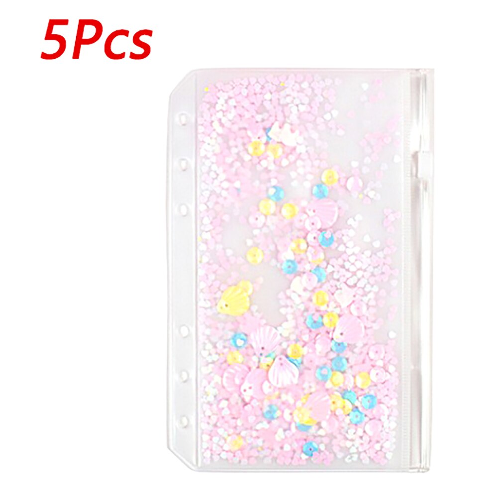 5Pcs Cute Folder Binder Pouch School Student Girls... – Grandado