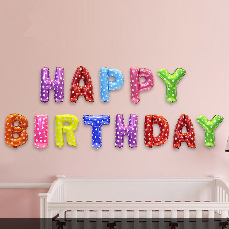 16 Inch Happy Birthday Balloons Party Decoration 1... – Grandado