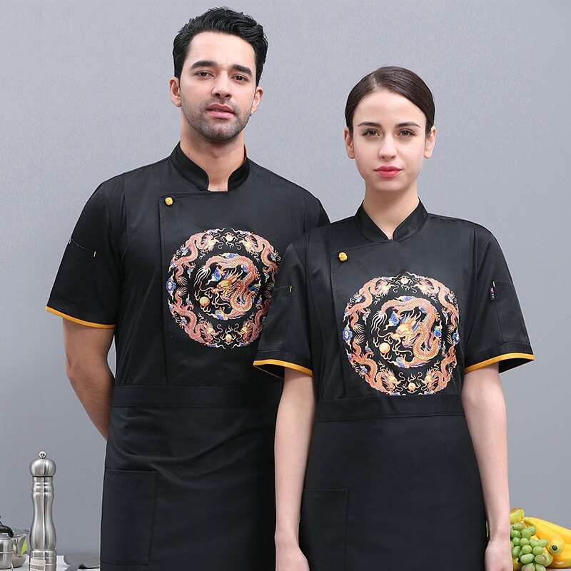 Chef Kleding Mannen Korte Mouw Dunne Pak Hotel Keu... – Vicedeal