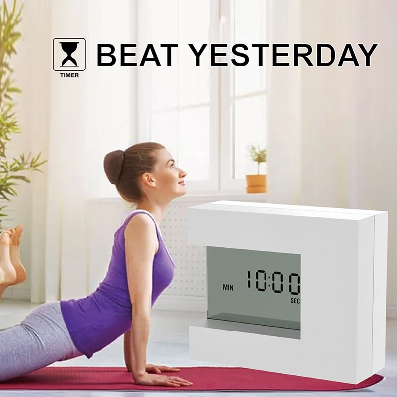Simple LCD Calendar Alarm Clock Built-in Temperatu... – Grandado