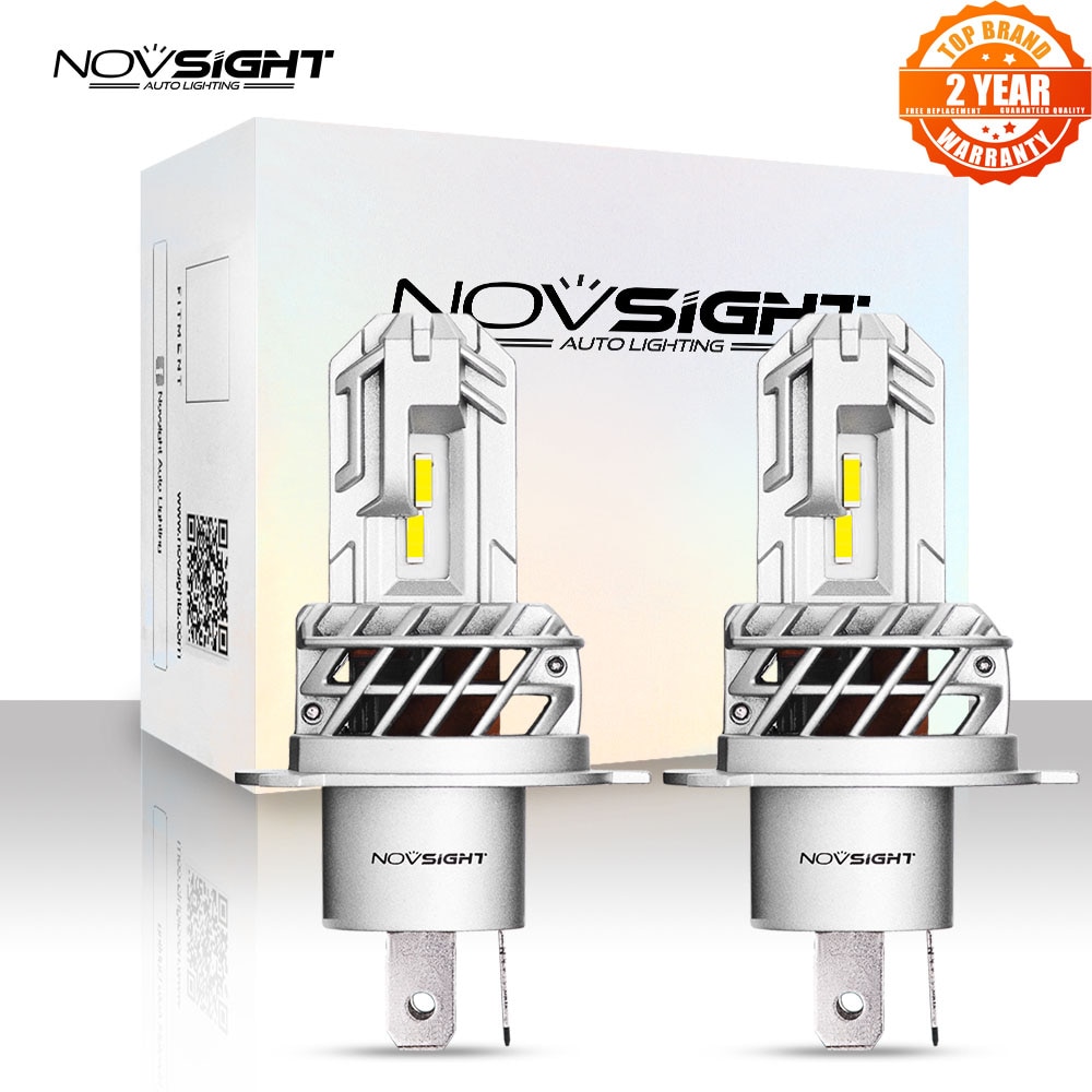 NOVSIGHT Motorcycle Headlight Bulbs 1:1 Mini H4 LE... – Vicedeal