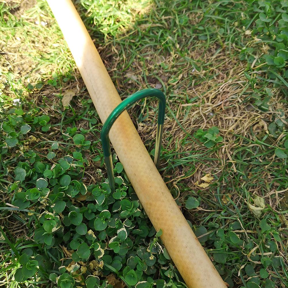 10Pcs Galvanised Steel U Shape Pegs Garden Staples... – Grandado