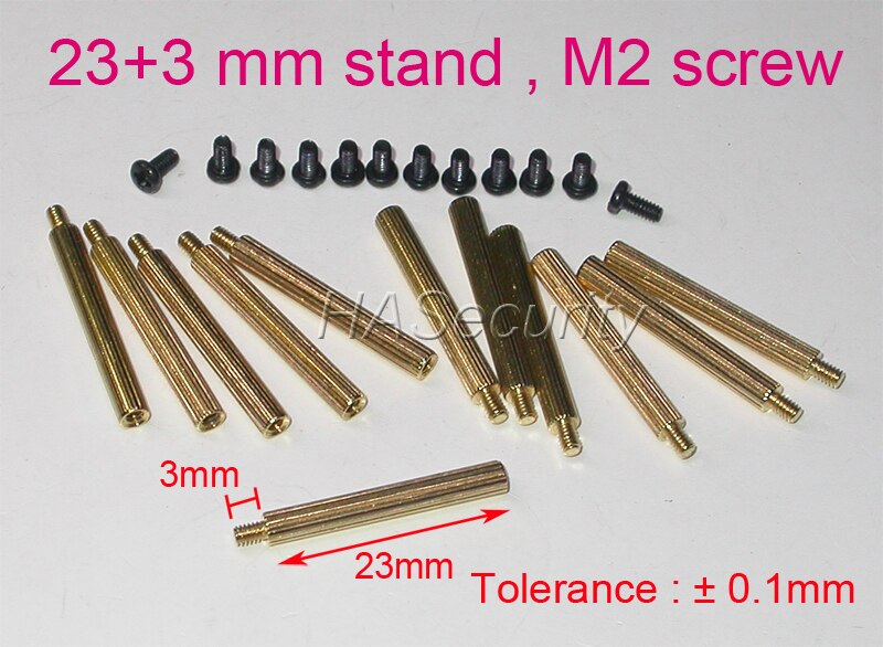 23 + 3mm (12 stks) messing stand/brace/puncheon me... – Grandado