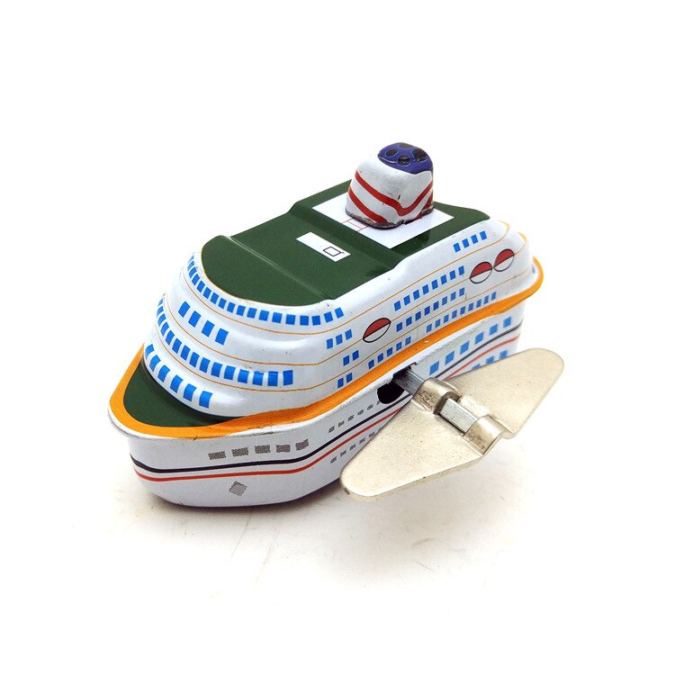 Funny Retro Wind-up Tin Toys MS661 Cruise ship Min... – Grandado