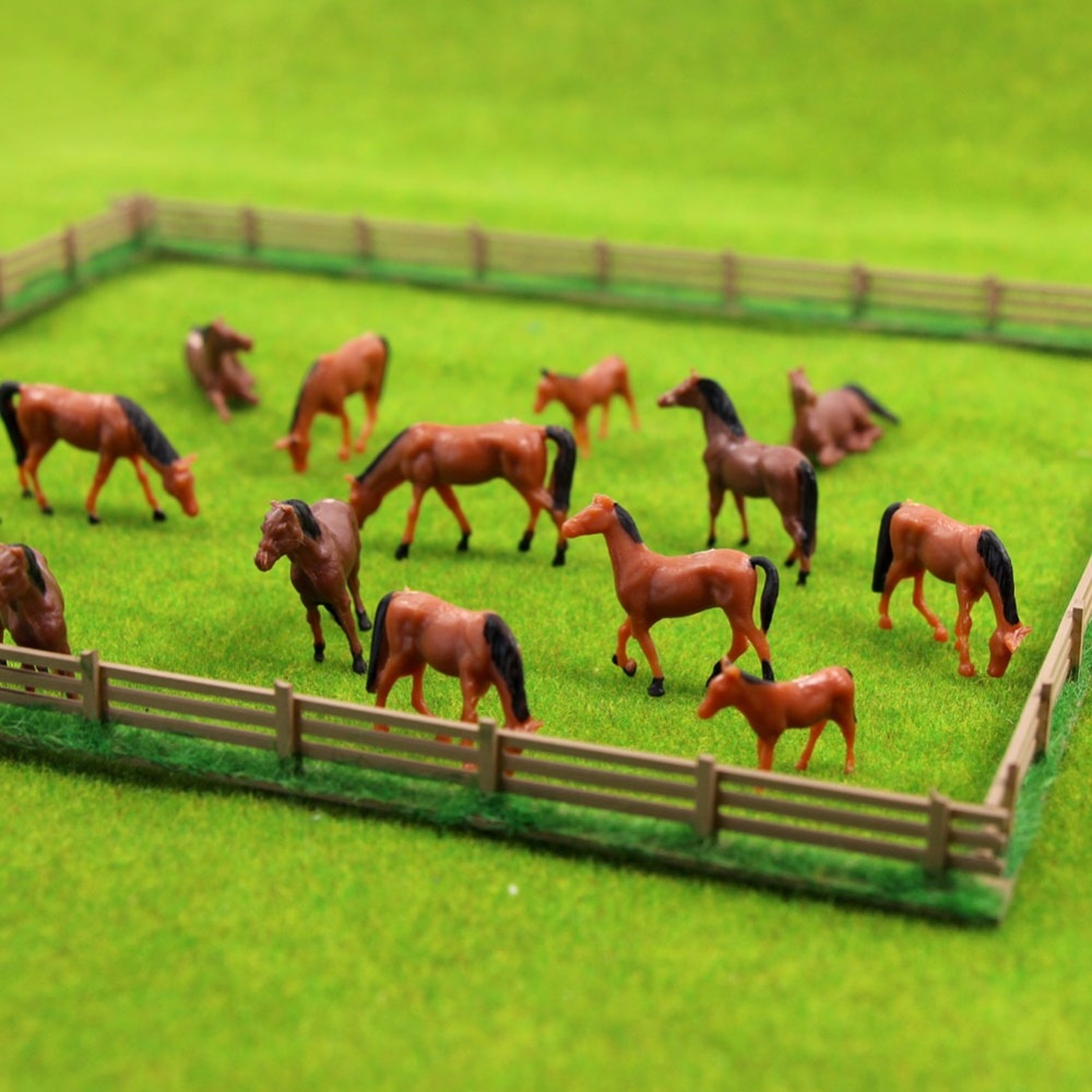 30pcs HO Scale Model Painted Farm Animals Horse Pa... – Grandado