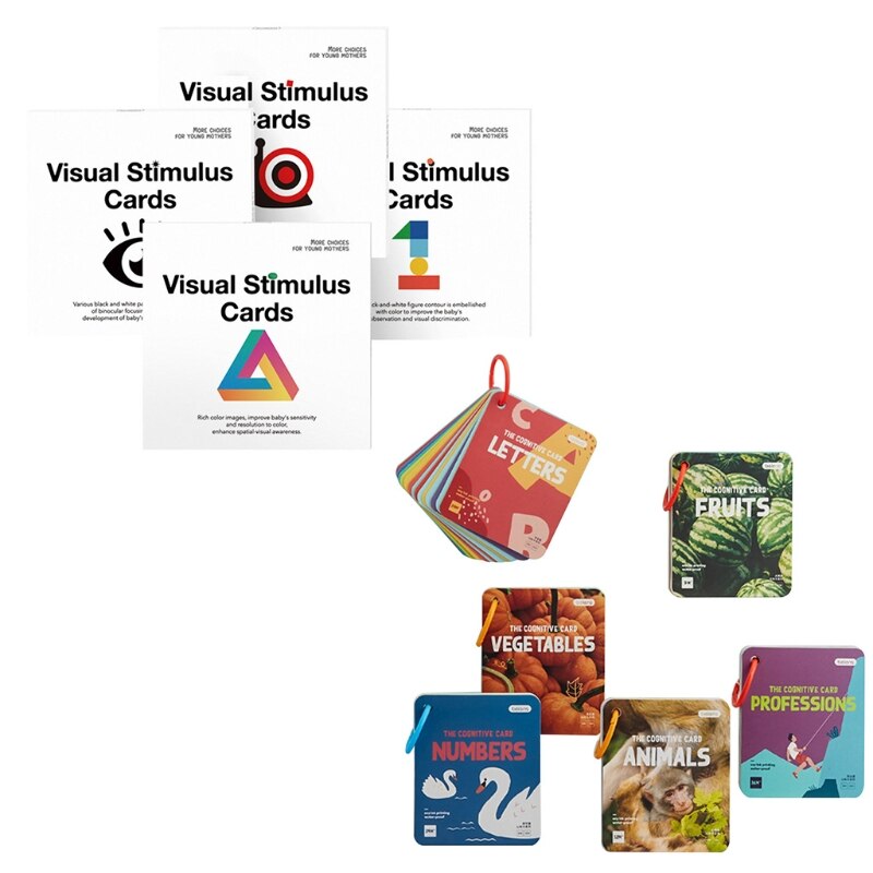 Black White Colorful Visual Stimulation Learning A... – Grandado