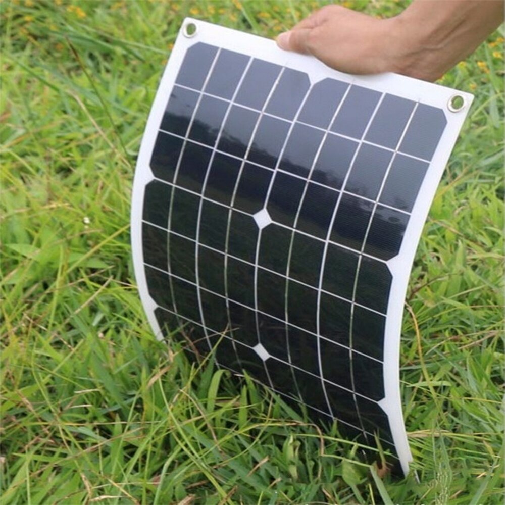 Solar Panel Kit 20W Solar Cells USB Hub Car Chargi... – Grandado