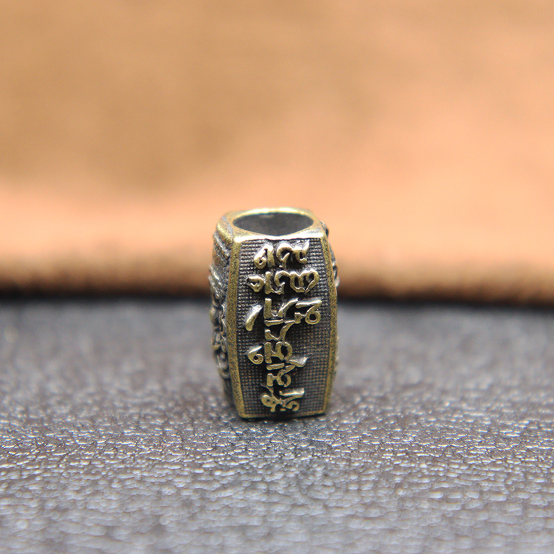 4-face sânscrito mantra runas vajra pilão padrão 7... – Grandado