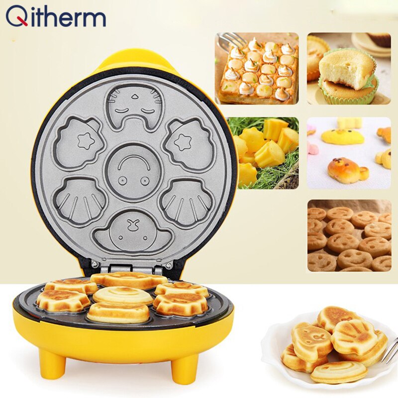 Household Cake Breakfast Baking Machine 7 Holes Ca... – Vicedeal