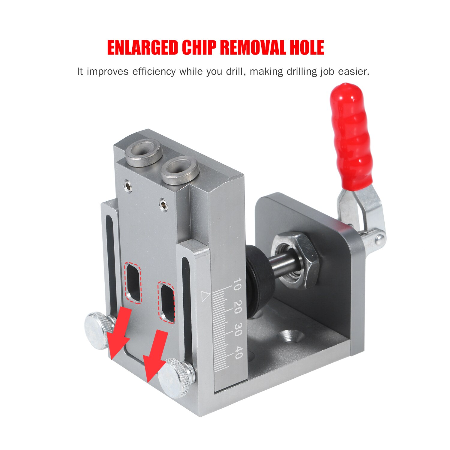 woodworking Pocket Oblique Hole Locator Jig Kit Al... – Vicedeal