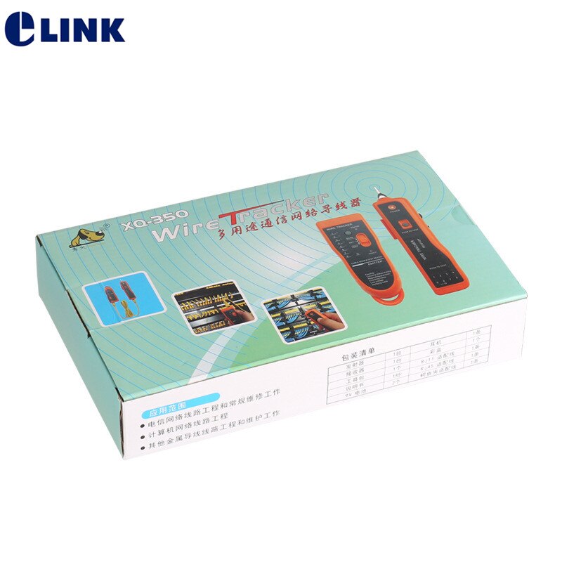 XQ-350 RJ45 RJ11 CAT5 CAT6 Wire Tracker Tester Tel... – Grandado