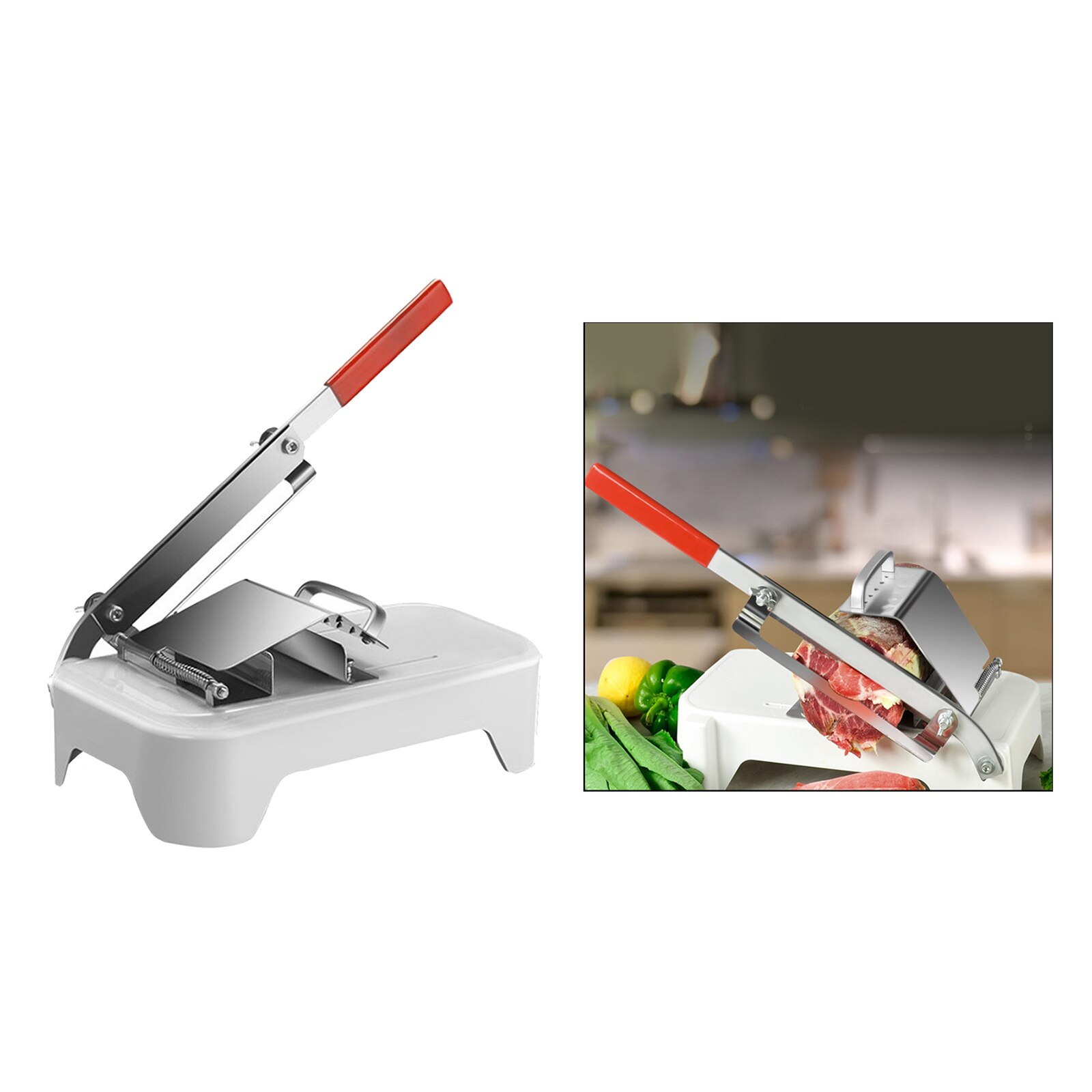 Home Manual Beef Frozen Meat Slicer Cutter Slicing... – Grandado