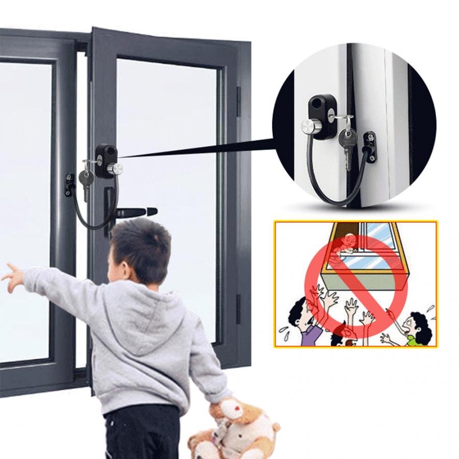 Safety Limiter Lock Thicker Window Stopper Lock Ch... – Grandado