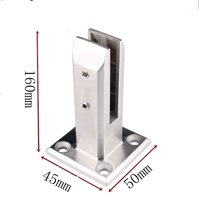 Stainless Steel Square Glass Railing Spigots Pool ... – Grandado