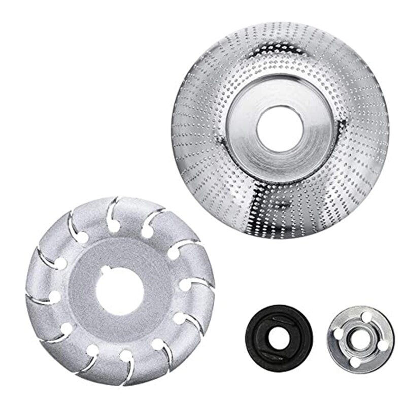 4 Pieces Angle Grinder Disc Wood Carving Disc Shap... – Vicedeal