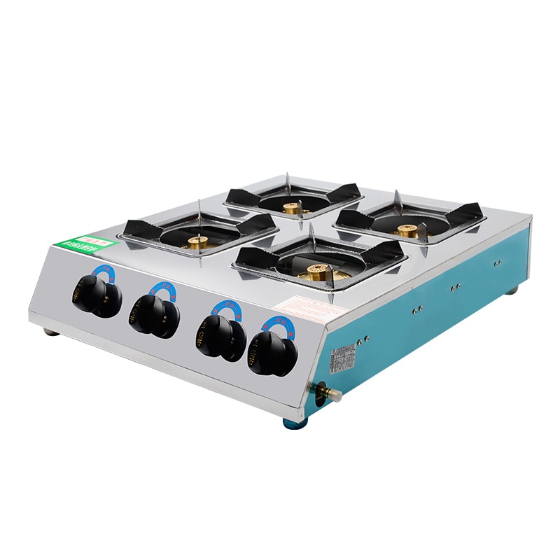 Energy-saving square four-head cooking stove comme... – Vicedeal