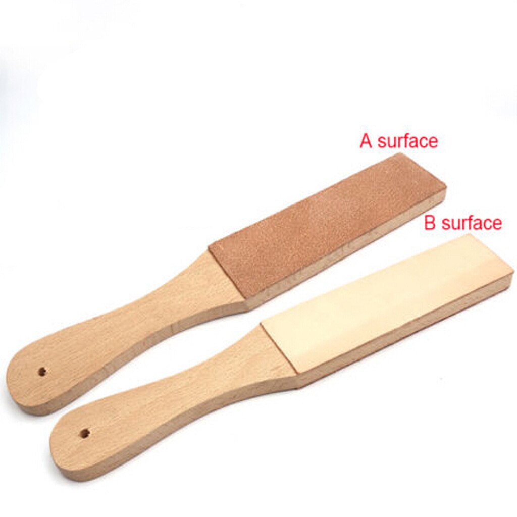 # Dual Sided Leather Blade Strop Cutter Razor Shar... – Vicedeal