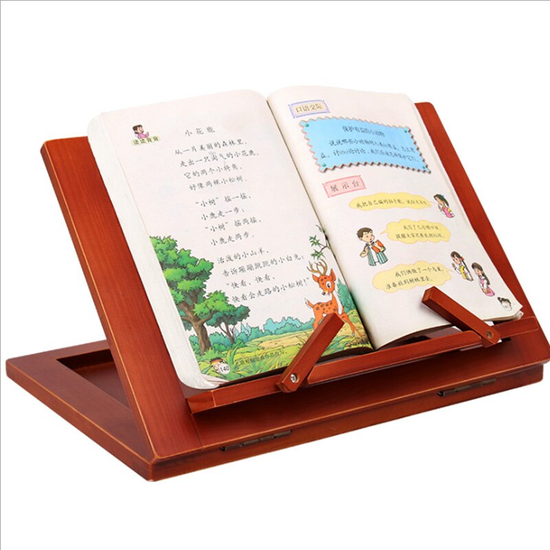 Wooden reading rack reading bookshelf bookstand bo... – Grandado