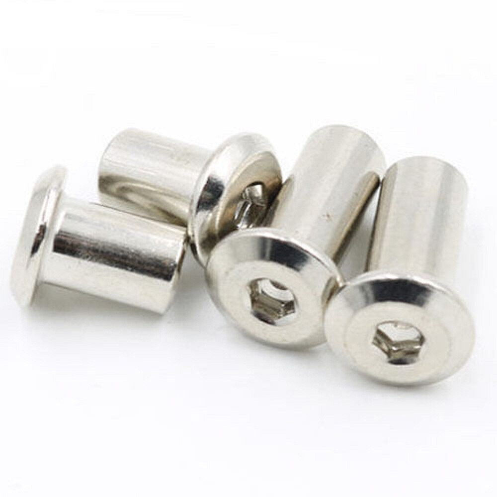 Package 10Pcs Stainless steel allen flat nuts hex ... – Grandado Package 10Pcs Stainless steel allen flat nuts hex ... – Grandado
