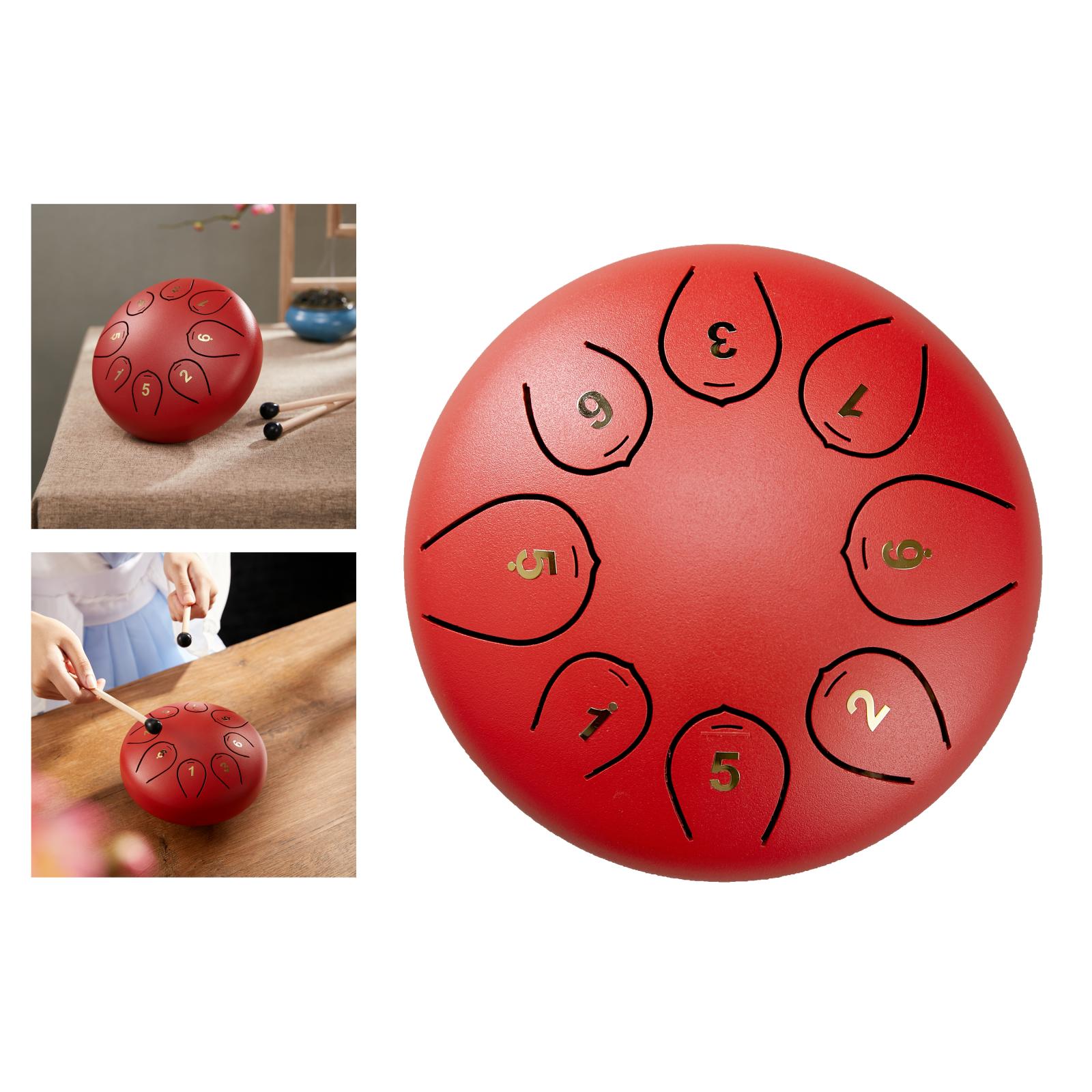 Mini Steel Tongue Drum Handpan Drumsticks Music Bo... – Vicedeal