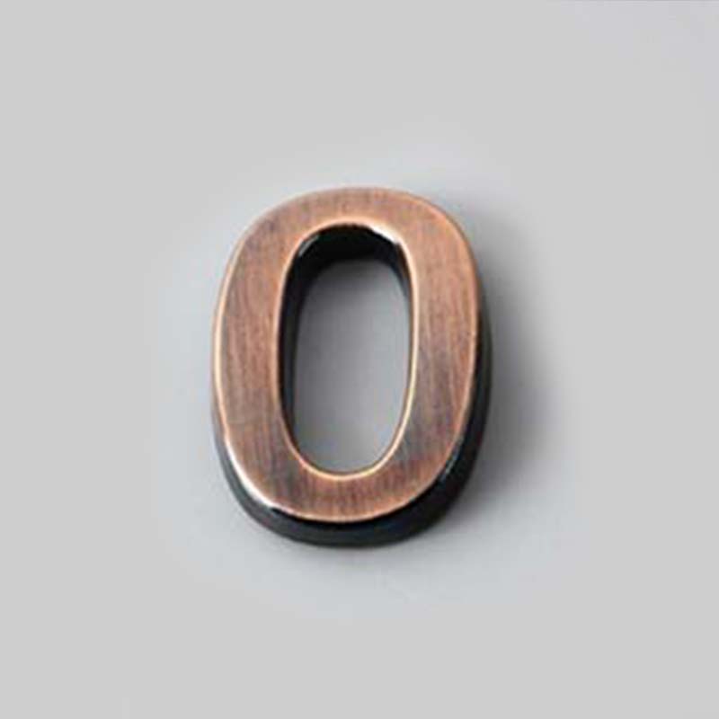 1 Pc 0-9 Abs 50*35*6 Mm Bronzen Deur Plaat Teken N... – Grandado