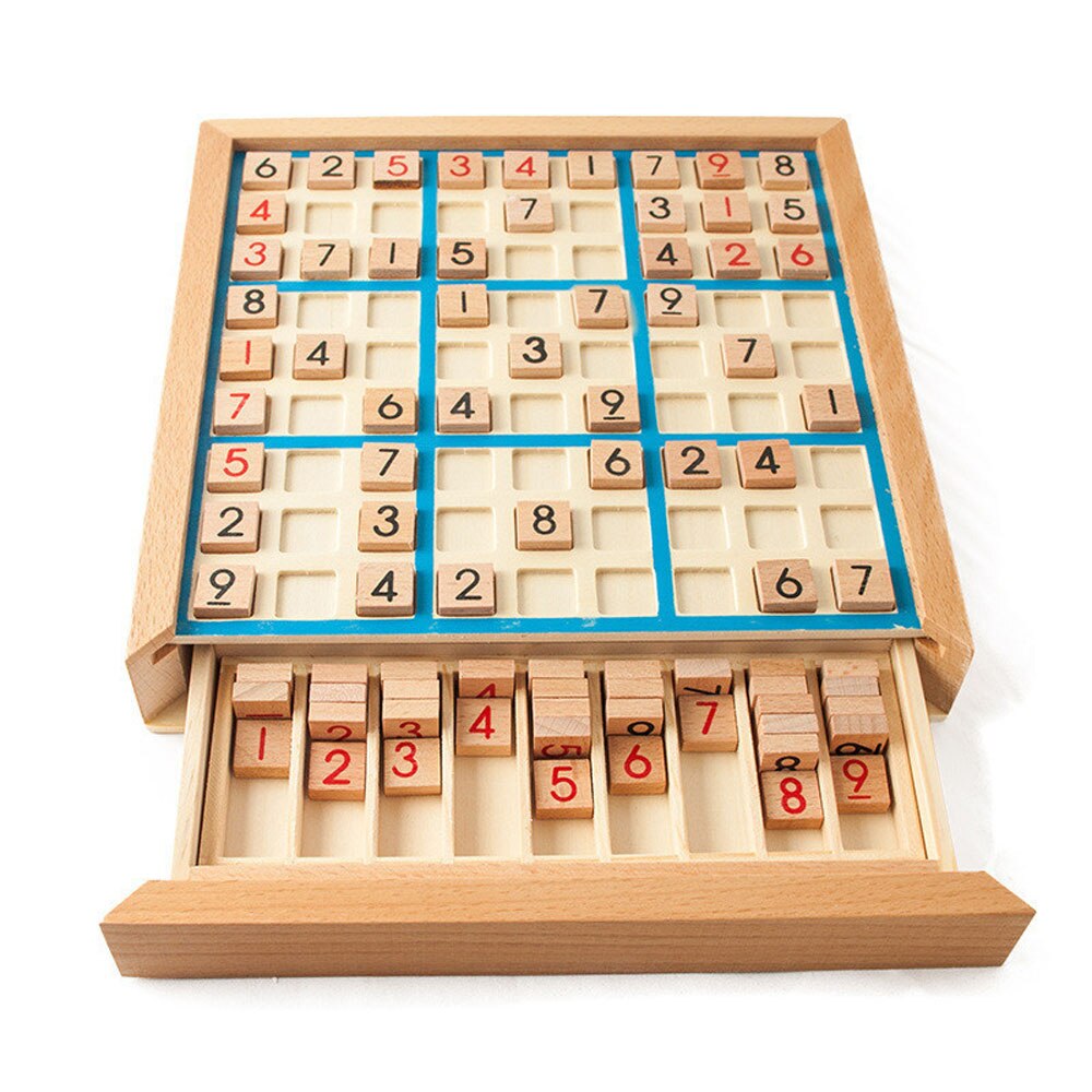 Wooden Sudoku Game Chess Adults Logical Thinking C... – Vicedeal