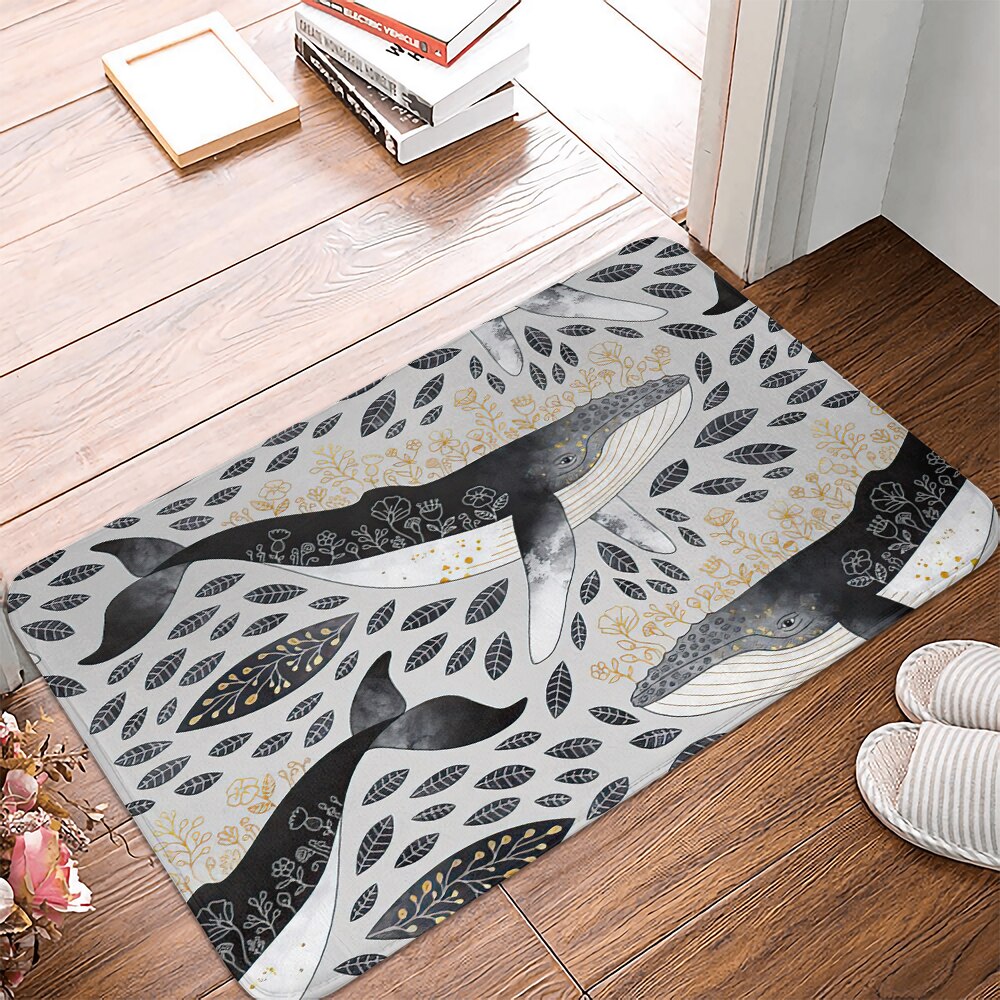 Ocean The whale Door Mat Carpet PVC Anti-slip Mat ... – Grandado